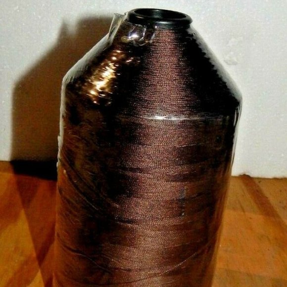 Other | 16 Oz Spool Dark Mahogany Sewing Thread 69 Bonded Nylon T7 Made ...